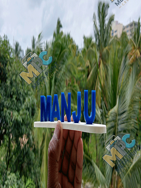 Custom 3D Name Plank : 3D Dual Name Plank : MetaPrintCreations